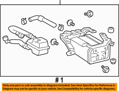 77740-30360 Toyota Canister assy, charcoal 7774030360, New Genuine OEM ...