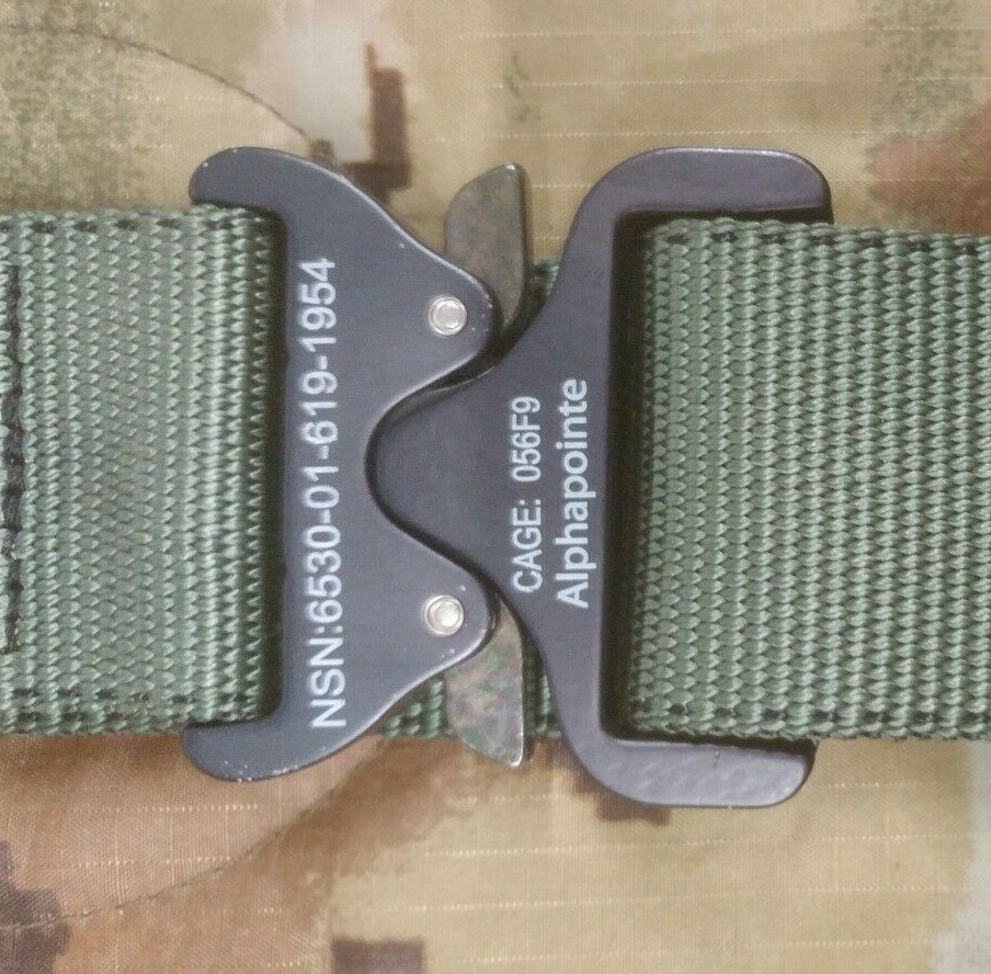 Litter Strap with Cobra Buckle OD Alphapointe Patient Securing Webbing ...