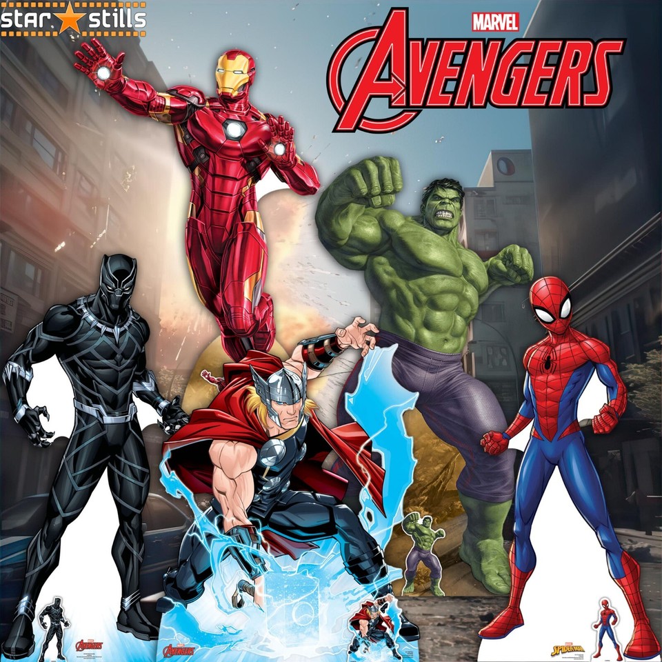 Captain Marvel Official Marvel Cardboard Cutout with Free Mini Standee ...