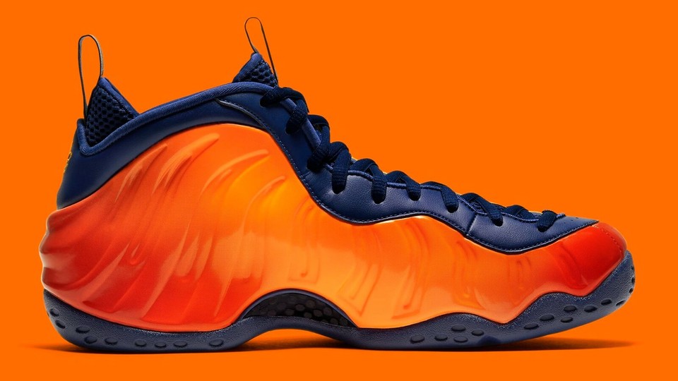 NEW MEN'S NIKE AIR FOAMPOSITE ONE SHOES NEW YORK KNICKS MULTI SIZE FAST ...