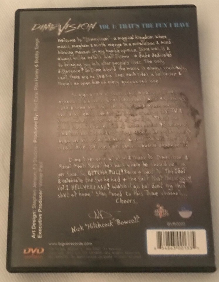 Dimevision: Volume 1: That's the Fun I Have (DVD, 2006) 854863001335 | eBay