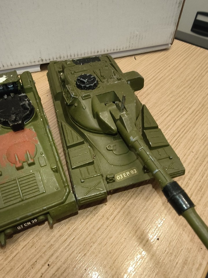 Dinky Toy Tanks Chieftain & striker tanks see pictures. | eBay UK