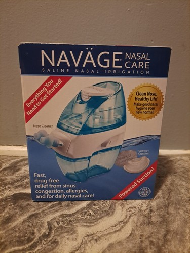 Navage Multi-User Bundle Nasal Irrigation System w/Cleaner, Salt Pods ...
