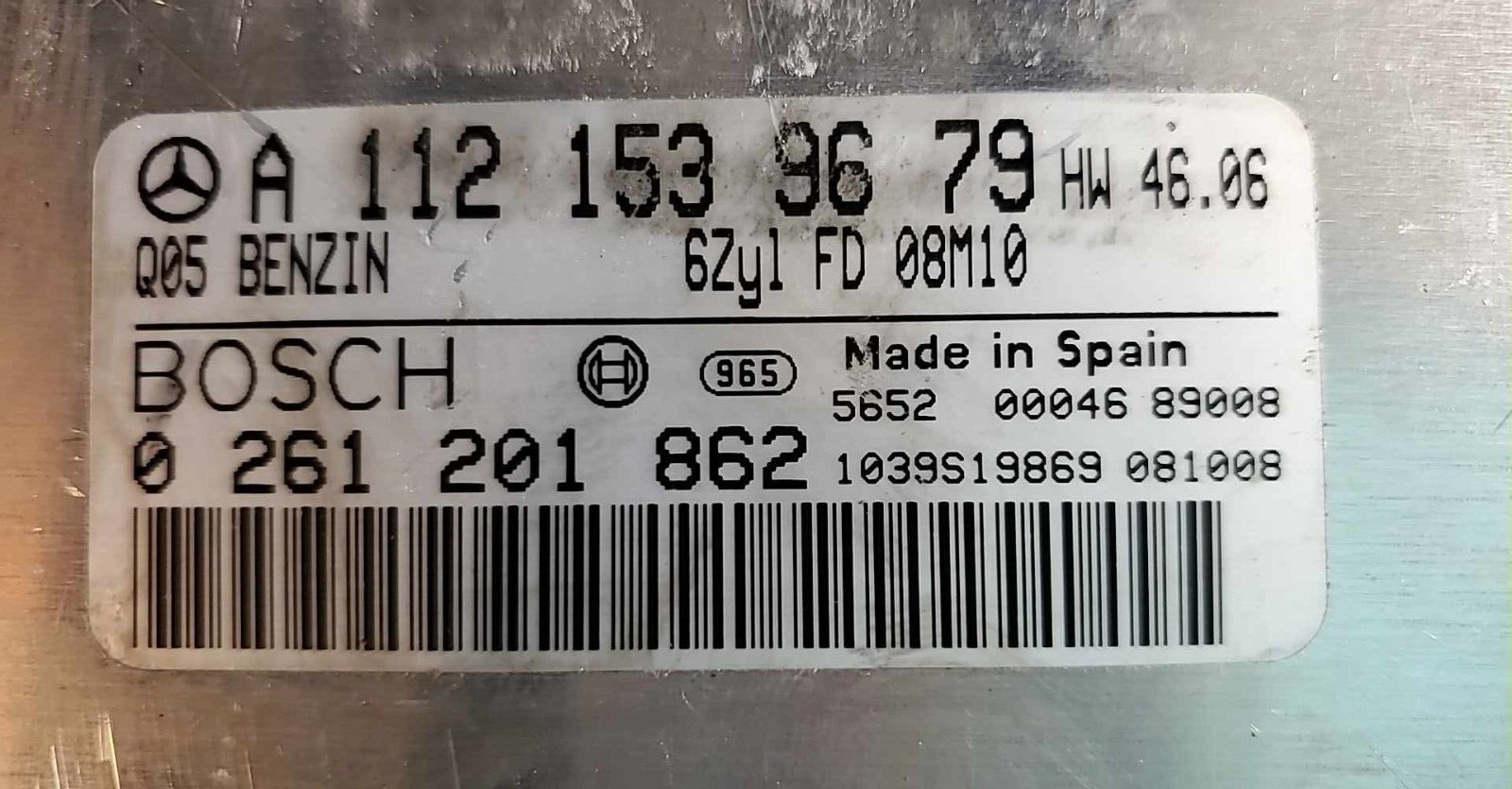 A 112 153 96 79 Chrysler Crossfire ecm ecu computer 2004-2006 | eBay