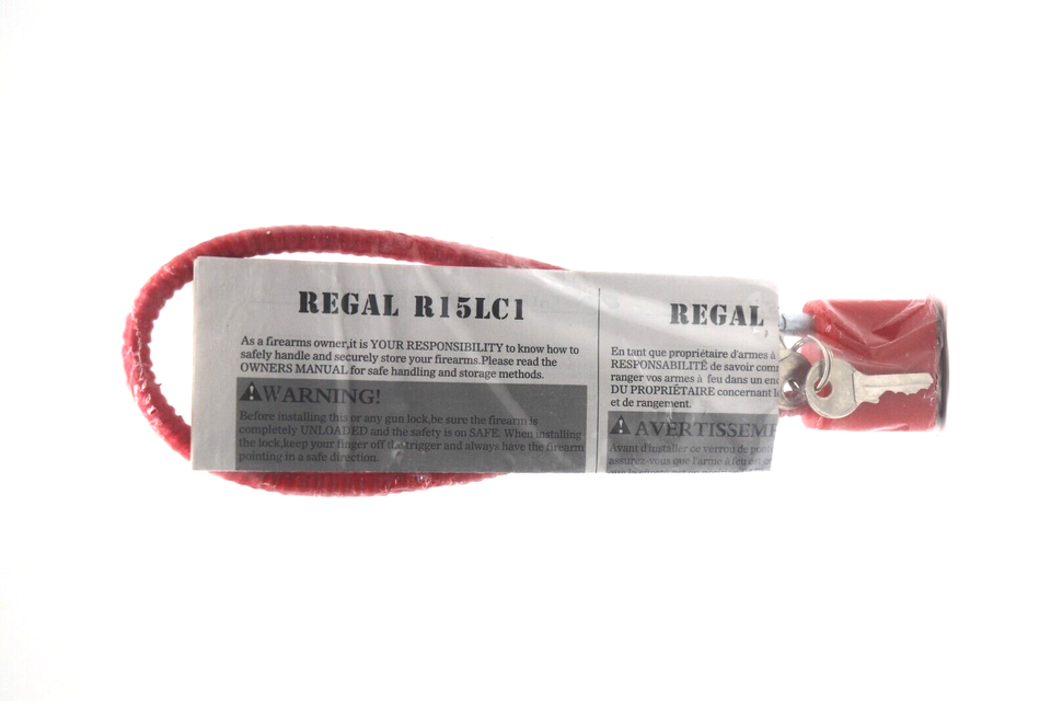 New Regal R15LC1 Trigger Lock 30mm Gun Lock W/ 2 Keys Black Lock NIP | eBay