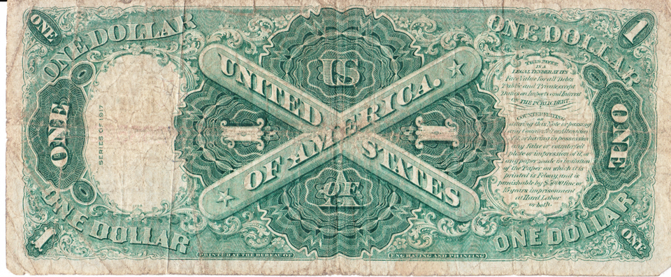 Lot of 4 - 1869 $1 Legal Tender Notes Fr. 37 & 39 - Early US Currency ...