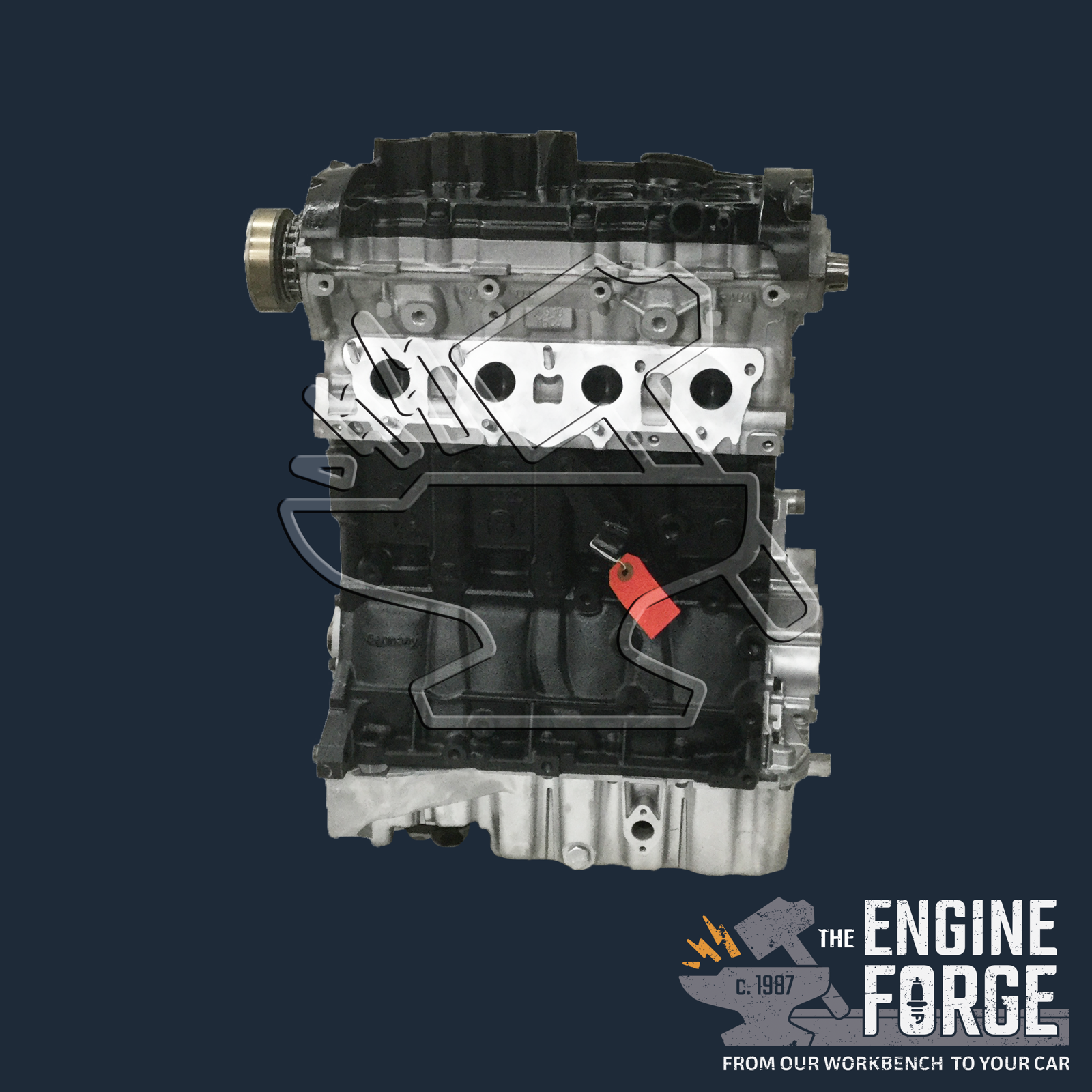 Audi VW 2.0L Turbo Vin F 5th CAEB Remanufactured Engine A4 A5 A6 Q5 ...