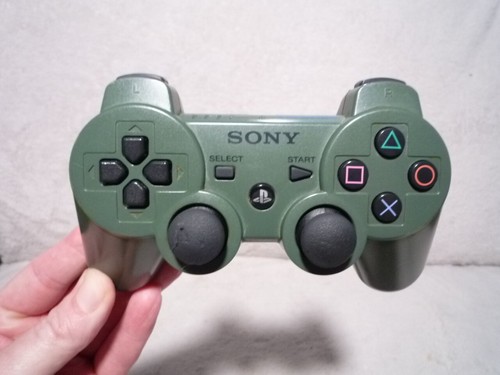 SONY PS3 PLAYSTATION 3 SIXAXIS DUALSHOCK 3 WIRELESS CONTROLLER ~ JUNGLE ...