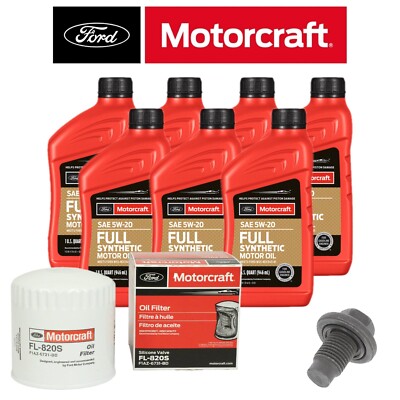 Motorcraft Synthetic 5W-20 Oil Change For 00-15 Ford Super Duty 5.4L/6 ...