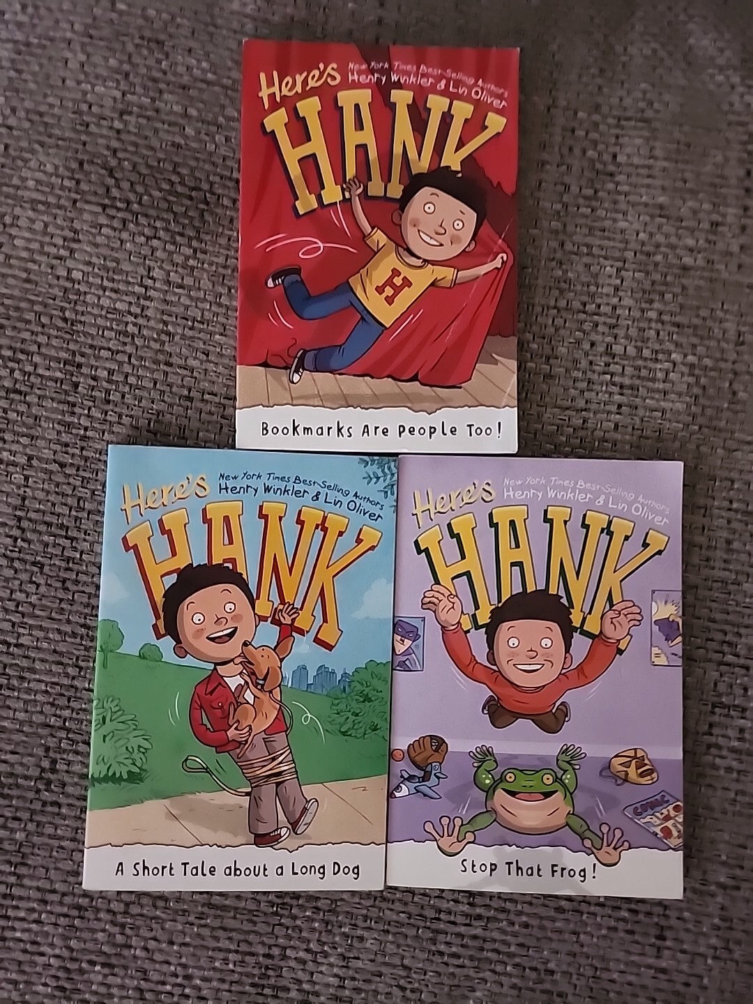 Lot of 3 HERE'S HANK books 1 2 3 | eBay