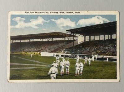 BABE RUTH RARE 1915 BOSTON RED SOX POSTCARD + JOE WOOD SIGNED AUTO ...