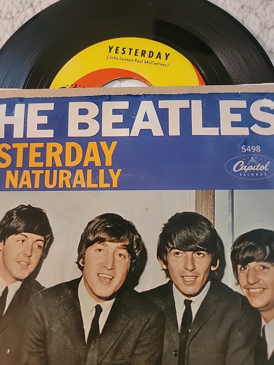 Beatles 45 rpm LOT of 32 Records Capitol VEEJAY SWAN TOLLIE Pic Sleeves ...