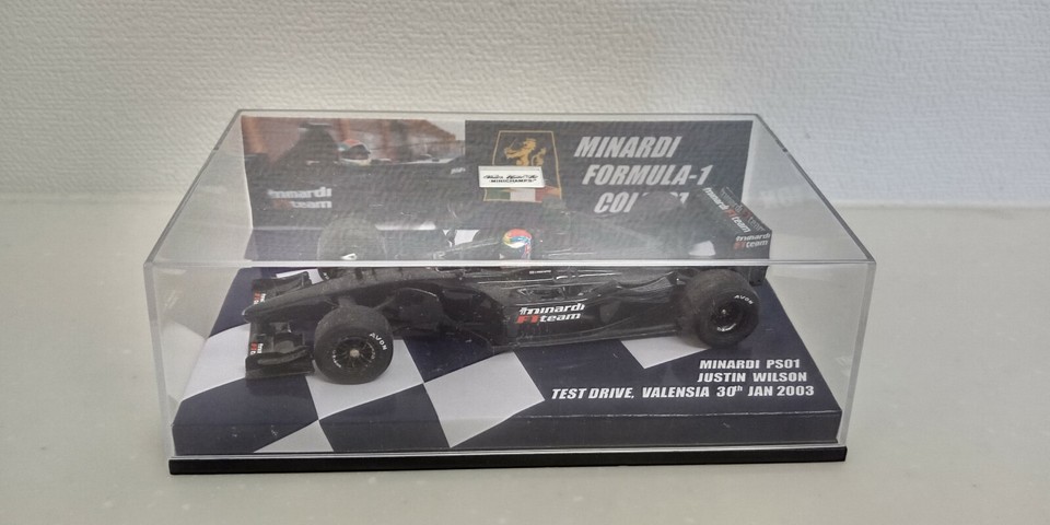 CONVERSION 1/43 Minichamps MINARDI PS01 JUSTIN WILSON TEST DRIVE 2003 ...