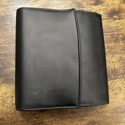 LEXUS LEATHER CASE FOR OWNER'S OWNERS MANUAL OPERATORS USER GUIDE COVER ...