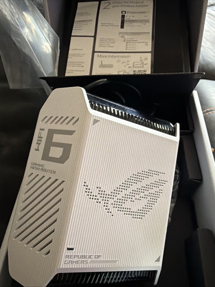 ASUS ROG Rapture GT6 (1PK) AX10000 Tri-Band WiFi 6 Gaming Router Up To ...