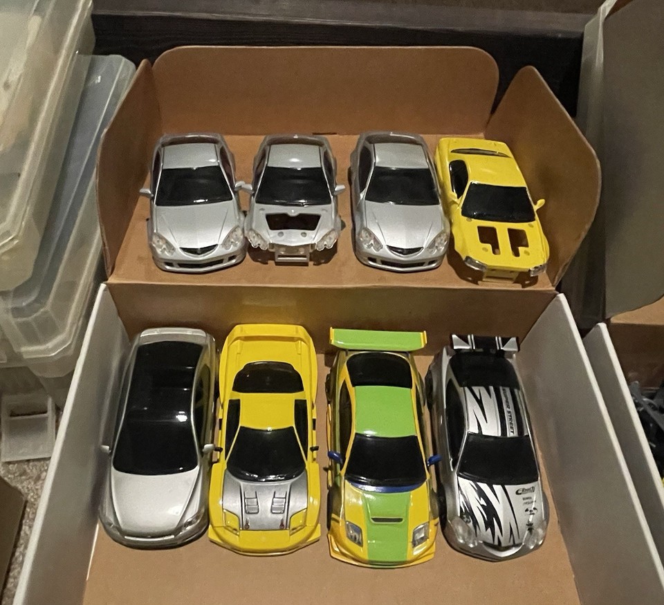 🔥 MASSIVE XMODS Lot – 20+ Cars, Remotes, Sealed Upgrades, Rare Parts | eBay