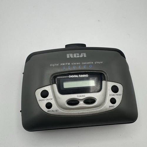 RCA WALKMAN RP-1872A. AM/FM Stereo Cassette Tape Player UNTESTED FOR ...