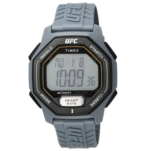 TIMEX UFC Spark Digital Quartz 50M Waterproof Acrylic 46mm TW2V83900 ...