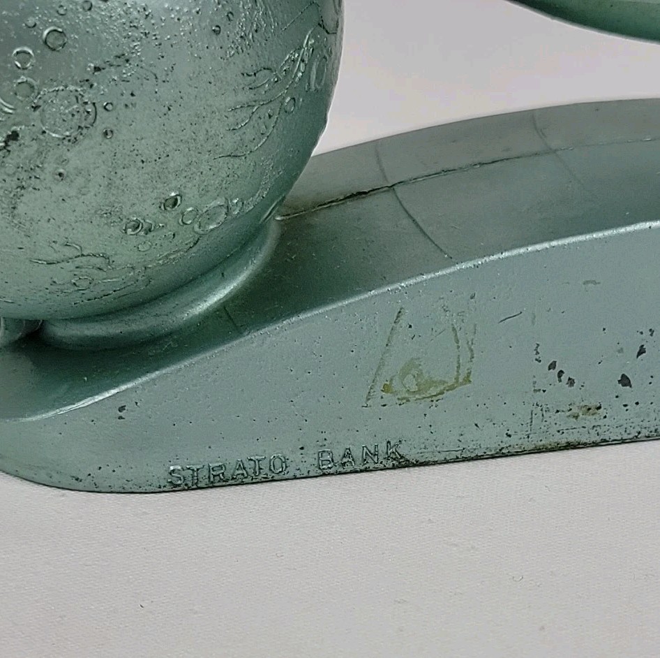 Vintage Shoot The Moon Strato Bank Mechanical Bank No Key Or Bottom ...