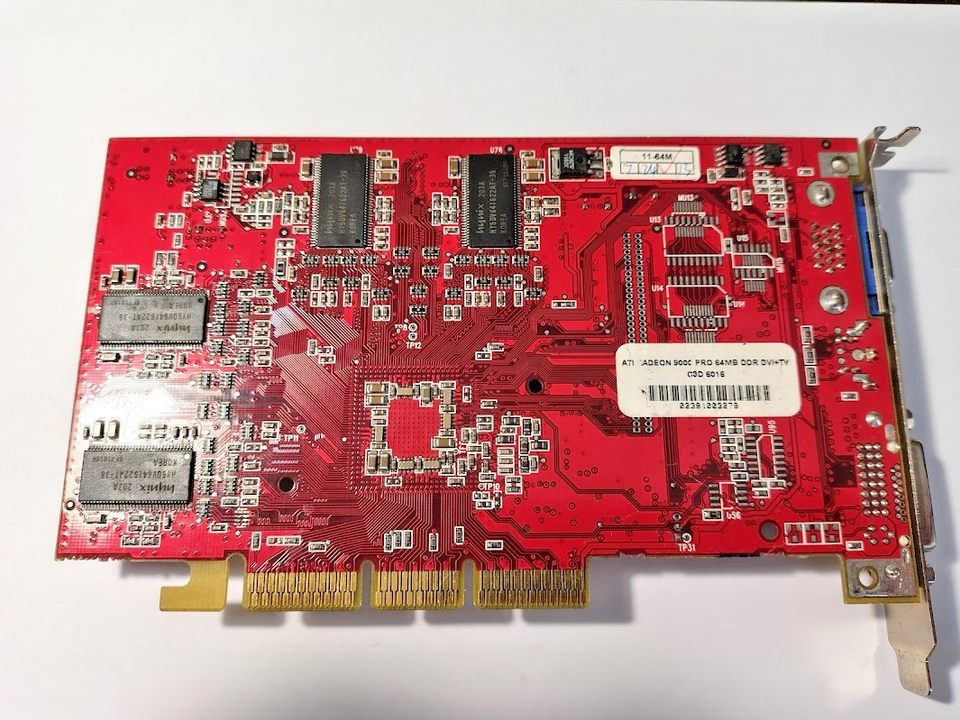 ATI Radeon 9000 PRO 128 MB AGP Video Graphics Card DVI VGA | eBay