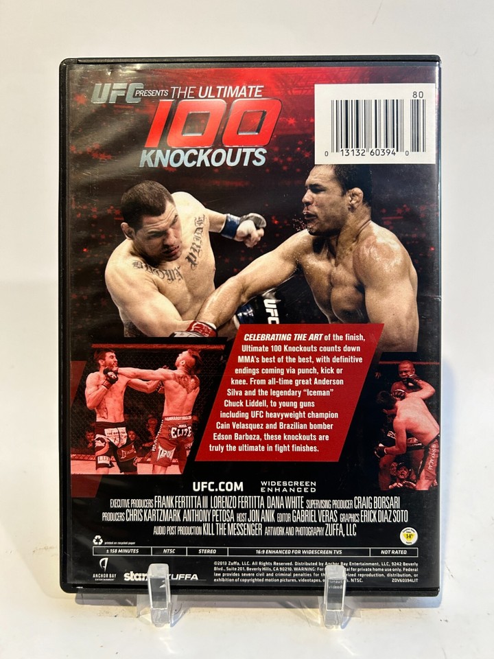 Ultimate 100 Knockouts [UFC Presents] (DVD) | eBay