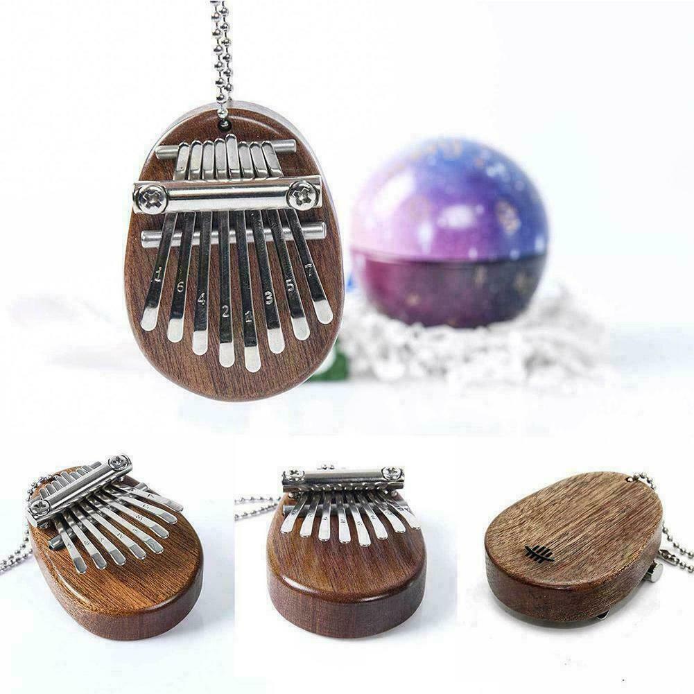 Mini Kalimba 8 Keys Thumb Piano Great Sound Finger Keyboard Musical ...