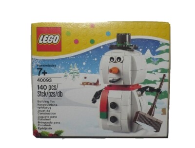 NEW 2014 Lego Seasonal 4 Inch Tall Figure 40093 - Christmas SNOWMAN 140 ...