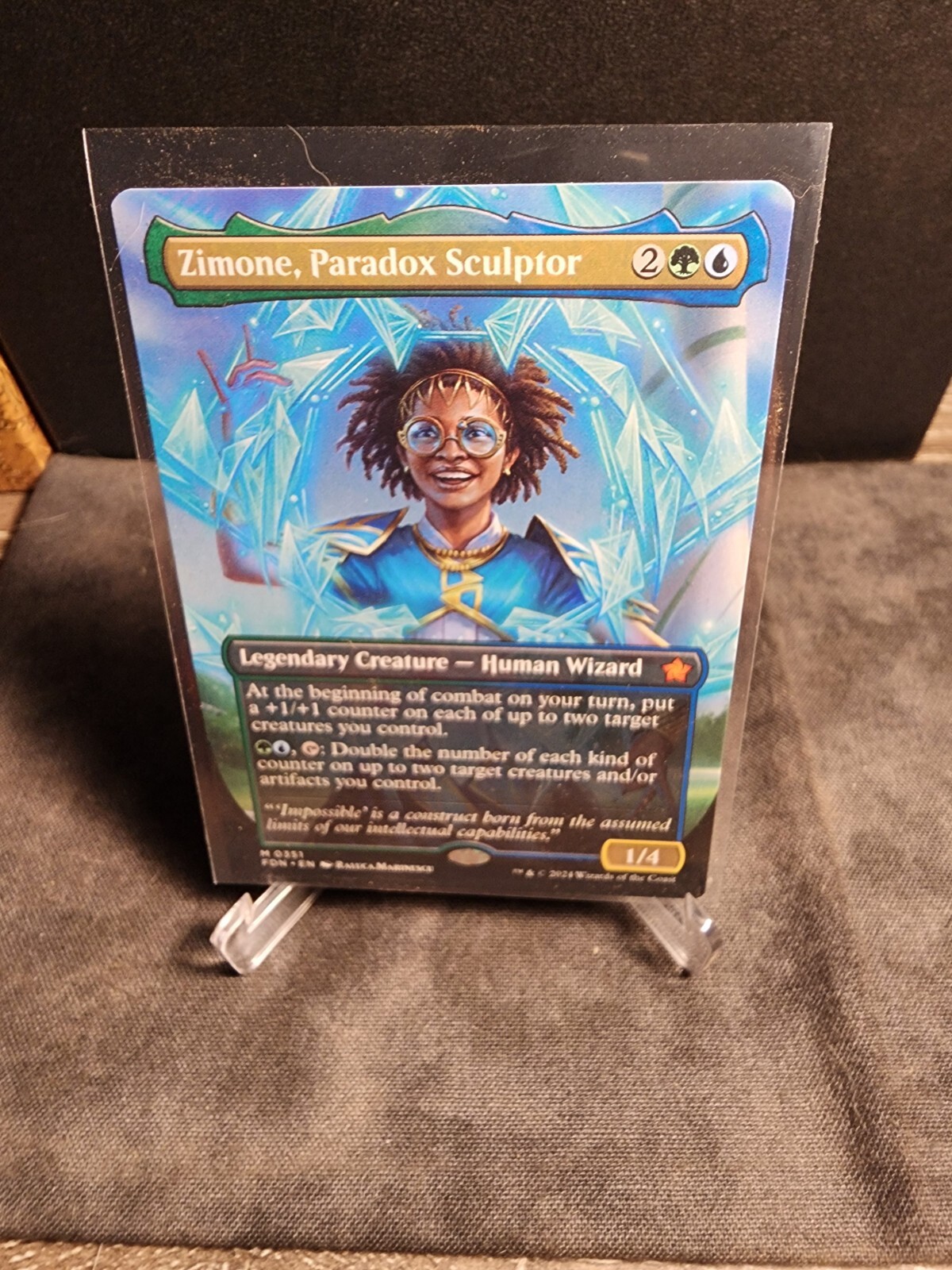 MTG - Foundations - Zimone, Paradox Sculptor (Borderless) - Regular ...