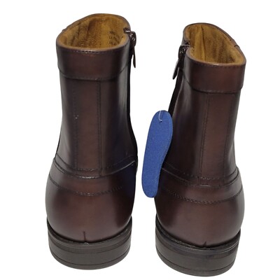 Florsheim Midtown Boot Zip Plain Toe Mens Size 11 D Brown Genuine