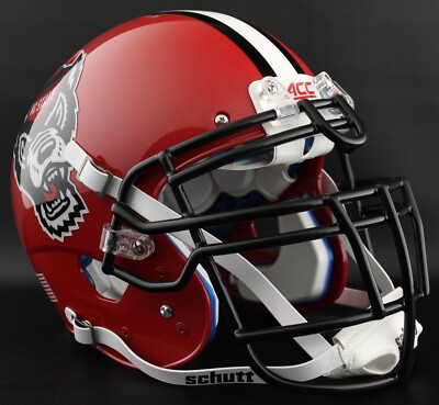 *CUSTOM* NORTH CAROLINA STATE WOLFPACK Schutt Authentic GAMEDAY ...