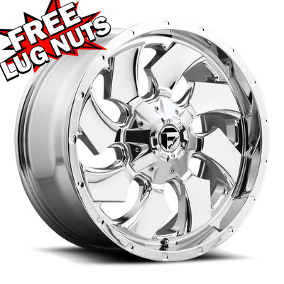 22 inch 22x12 FUEL D573 CLEAVER CHROME wheel rim 6x135 -44 | eBay