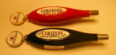 2 MOLSON CANADIAN beer tap handles ***PROTOTYPE*** | eBay