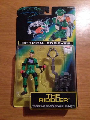 1995 Batman Forever The Riddler With Trapping Brain Drain Helmet!! MOC ...