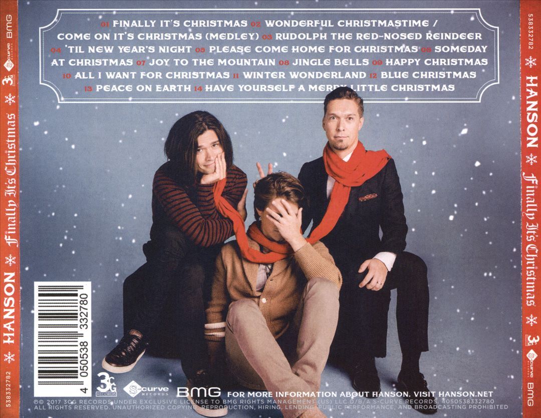 Hanson: Finally It's Christmas by Hanson (CD, 2017) for sale online | eBay