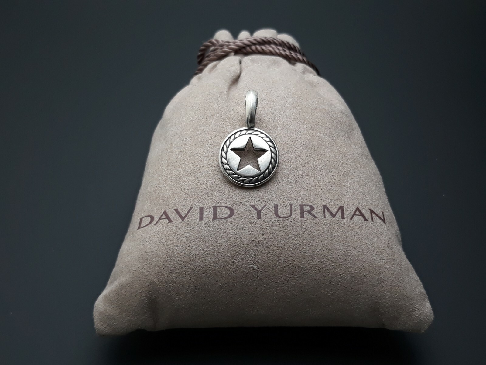 David Yurman Men' Sterling Silver Lone Star Amulet En… - Gem