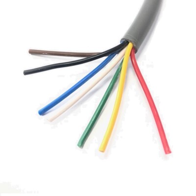 7 Core Grey 7S Heavy Duty Trailer Cable - 6 x 1.5mm² & 1 x 2.5mm² | eBay