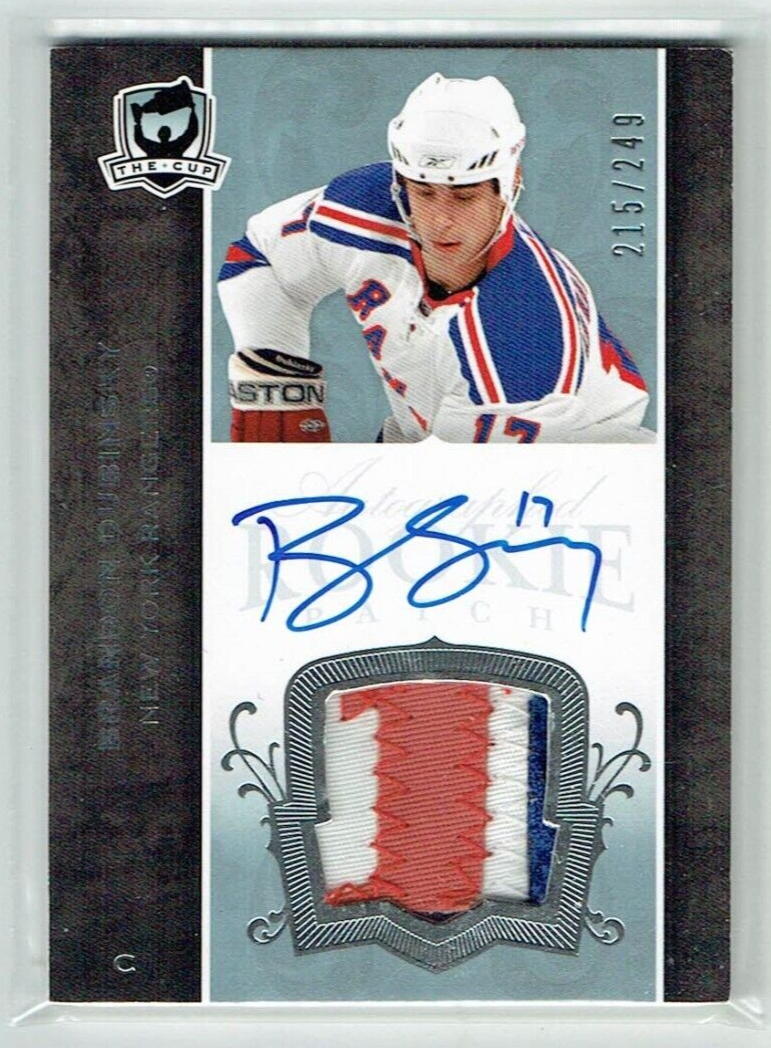 07-08 UD Upper Deck The Cup Brandon Dubinsky /249 Rookie Patch Auto | eBay