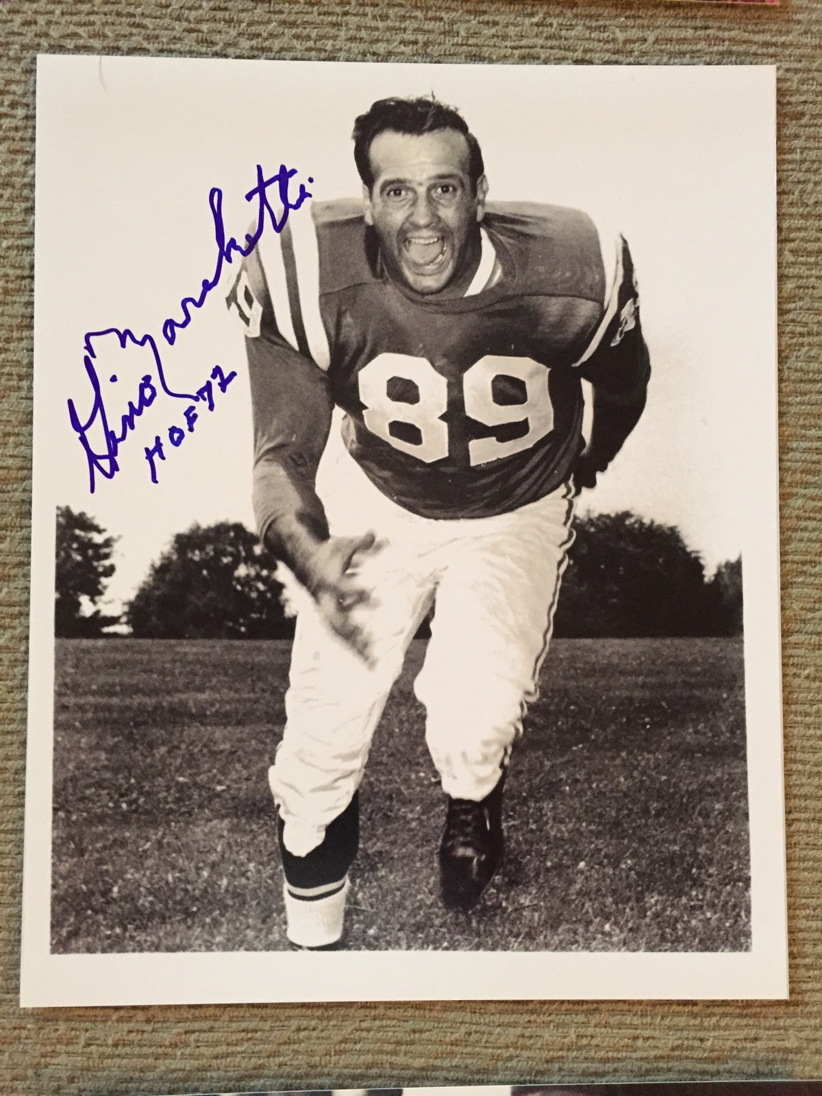 Gino Marchetti Baltimore Colts Signed 8 X 10 Photo Autographed | eBay