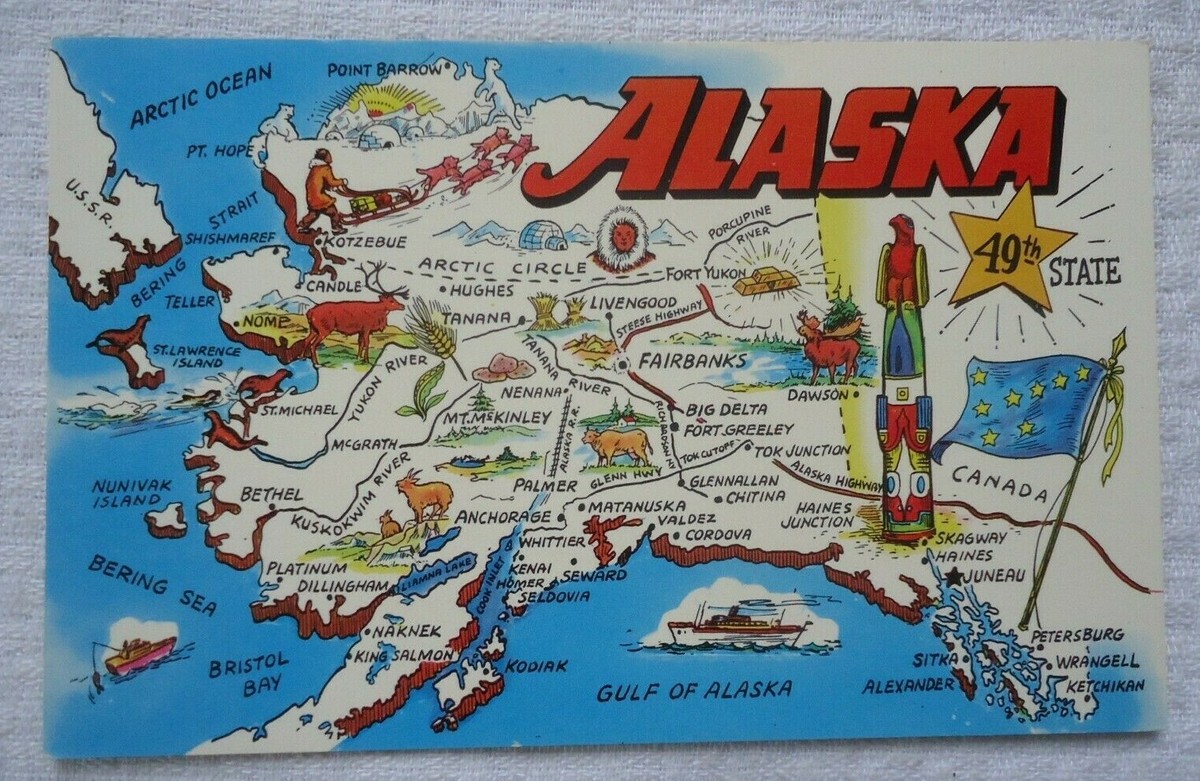Alaska Map With Cities