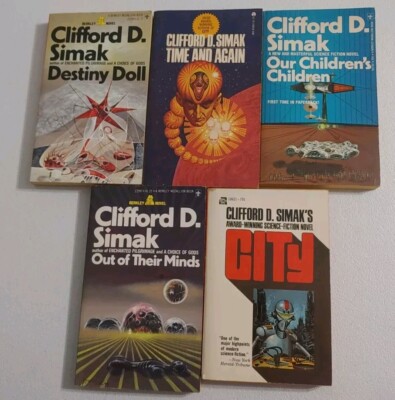 Vintage Clifford D. Simak Paperbacks Lot Of 5-City, Time & Again ...