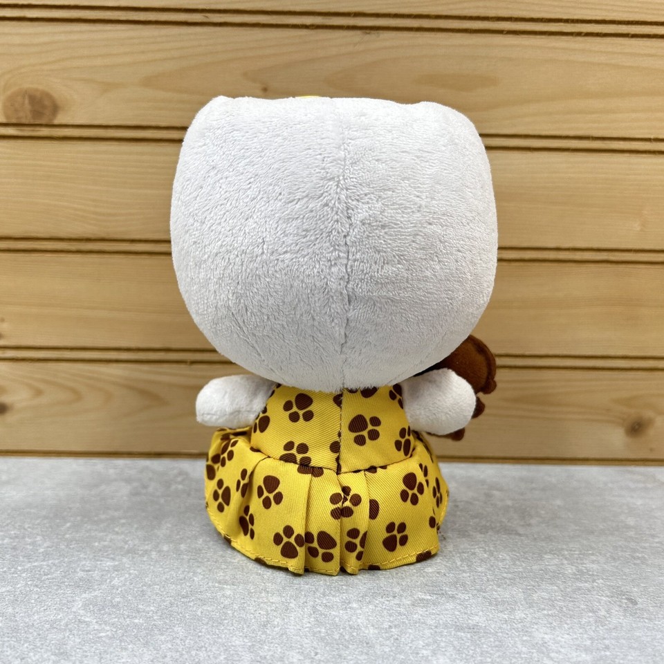 TY Hello Kitty 6" Plush Toy Stuffed Animal with Money Paw Dress Pet Bow ...