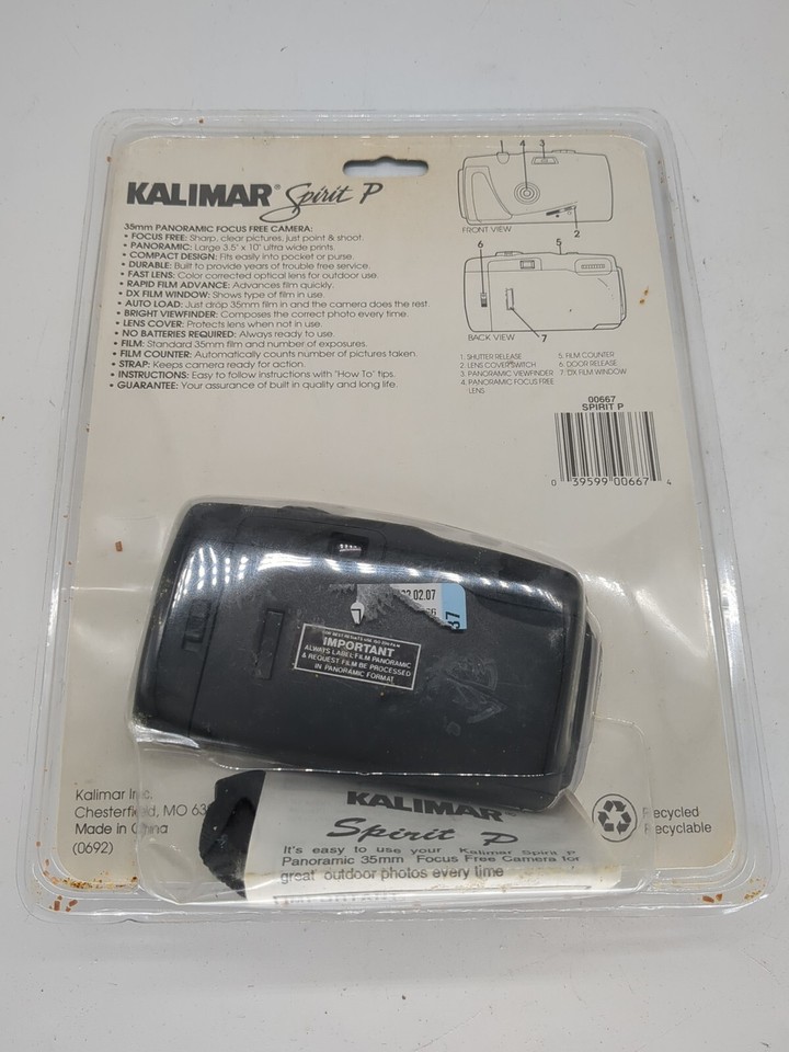 Kalimar Spirit P 35mm Point n Shoot Camera - NEW - NOS Sealed, a11 | eBay