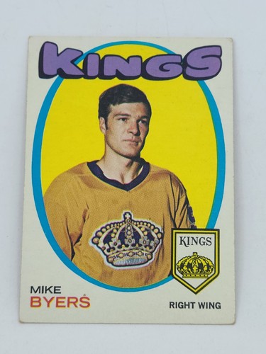 1971 Topps Mike Byers Kings Hockey NHL Vintage | eBay