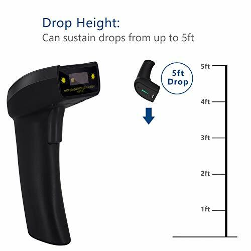 2d Wireless Barcode Scanner Symcode QR Pdf417 Bar Code Reader Long ...