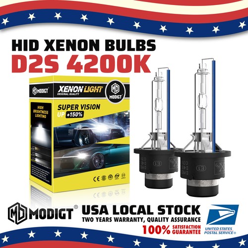 2 NEW OEM D2S 4200K 85122 66240 66040 HID XENON HEADLIGHT BULBS SET 35W ...
