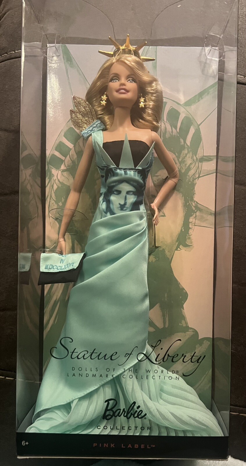 Statue of Liberty Barbie Doll Landmark Collection Pink Label 2009 NRFB ...