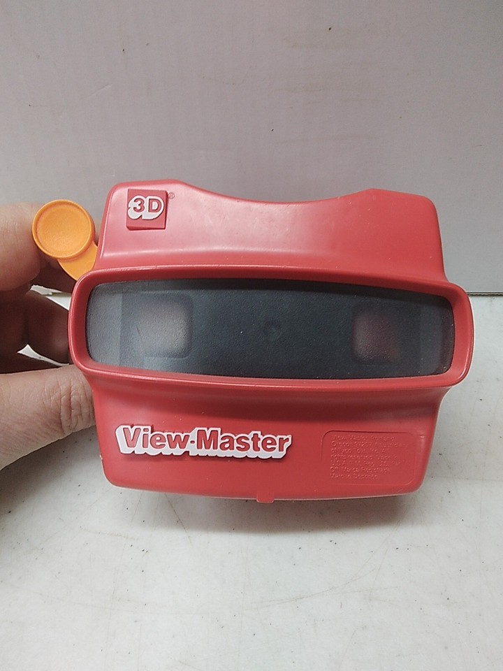 Red View-Master 3D Viewer Flat Orange Handle | eBay