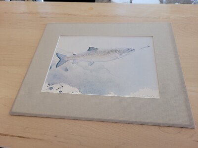 Lake Trout art - Martin Glen Loates (c.1973) | eBay