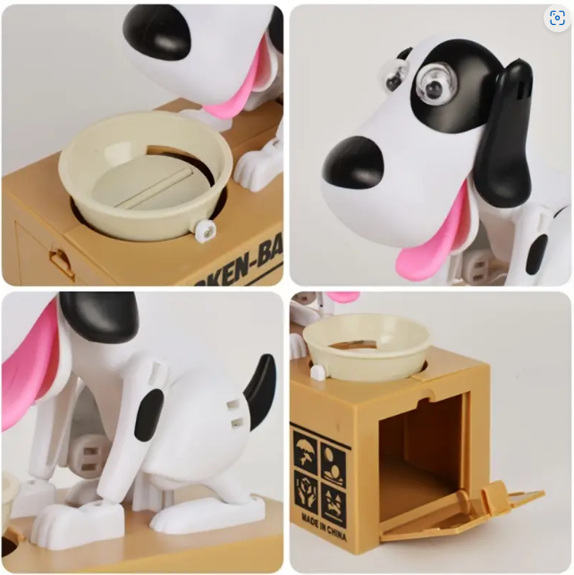 Fancy Dog Piggy Bank, Cute Dog Piggy Bank, Dog Saving Money Coin Bank ...