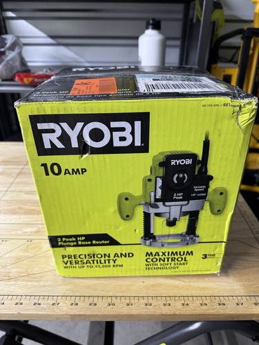 Ryobi 10 Amp 2 HP Plunge Base Corded Router Model RE180PL1G | eBay